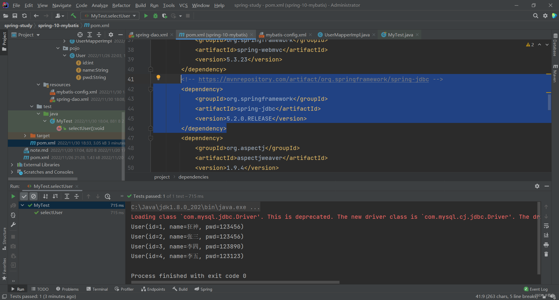spring整合Mybatis-P23，24，25_error loading class [org.springframework.web.servl-CSDN博客