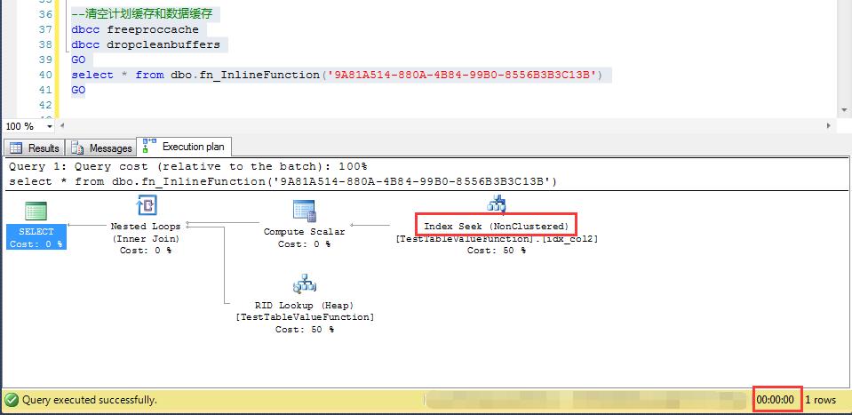 关于t Sql重编译那点事,内联函数和表值函数在编译生成执行计划的区别t Sql 函数 重编译 Csdn博客 2998