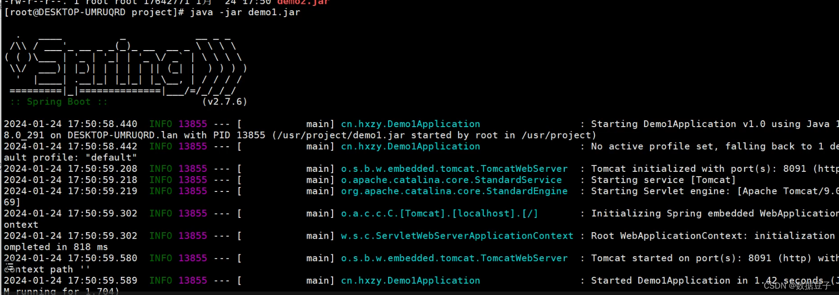Linux上启动jar包进行后台项目部署_jar包放到linux哪个目录下-CSDN博客