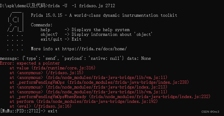 FridaHook（二）——Native层函数_frida hook native函数-CSDN博客