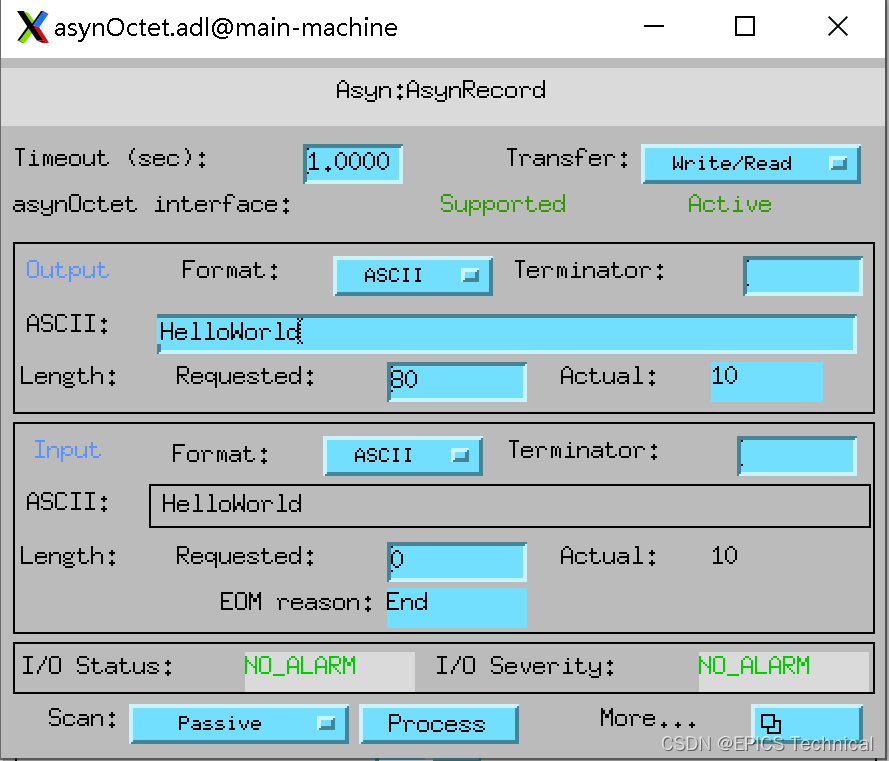 EPICS asyn诊断帮助_epics failed tag-CSDN博客