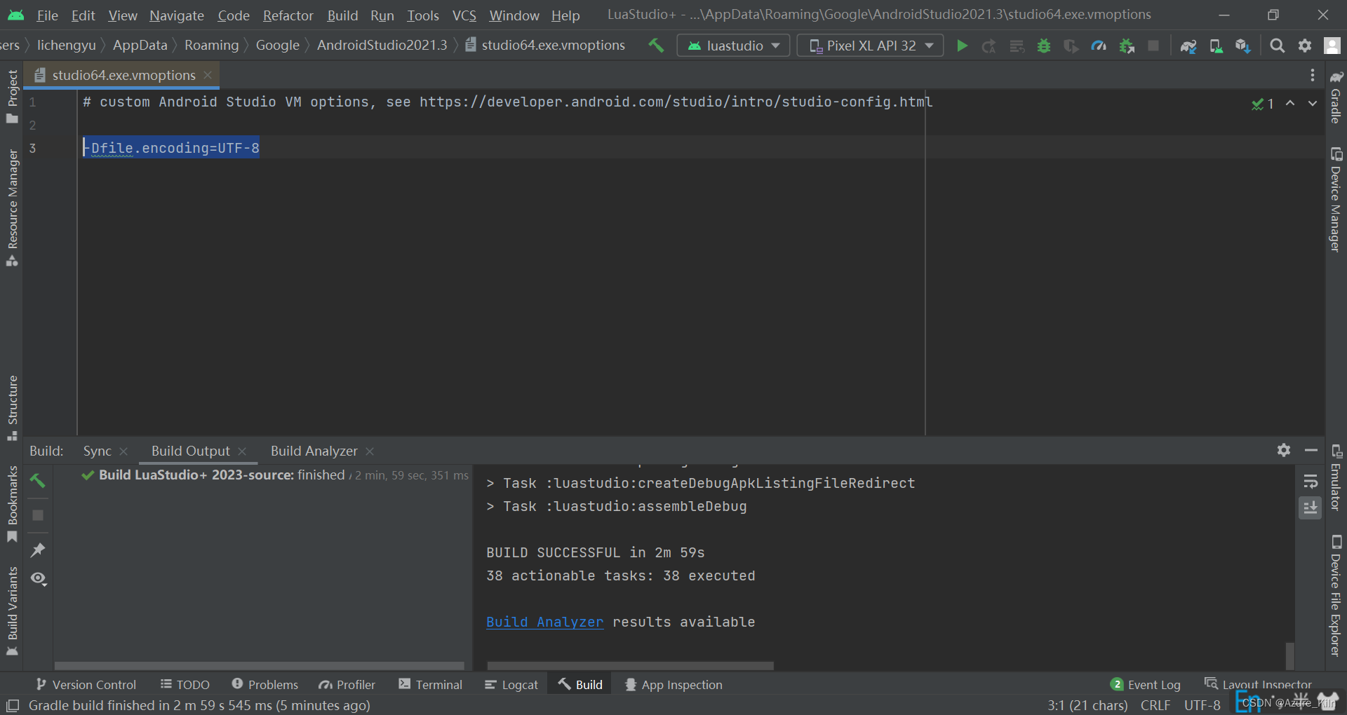 解决Android Studio在Build时报错乱码_android studio报错乱码-CSDN博客