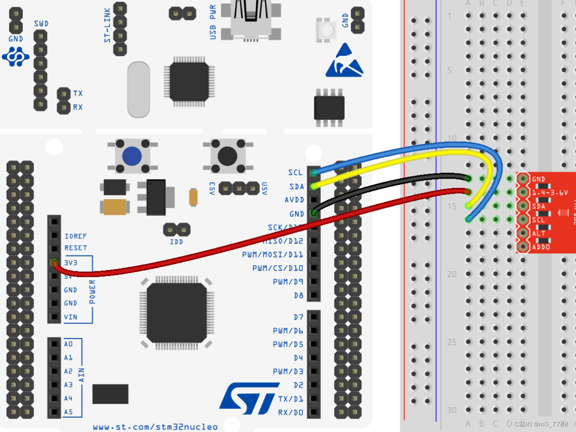 STM32cube HAL库两条命令实现i2c通信---Nucleo L476RG用I2C实现tmp117模块温度读取并串口打印_stm32 tmp117-CSDN博客