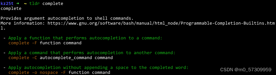 Linux 中给自己的命令添加 bash/zsh 补全_linux 命令补全bash completion-CSDN博客