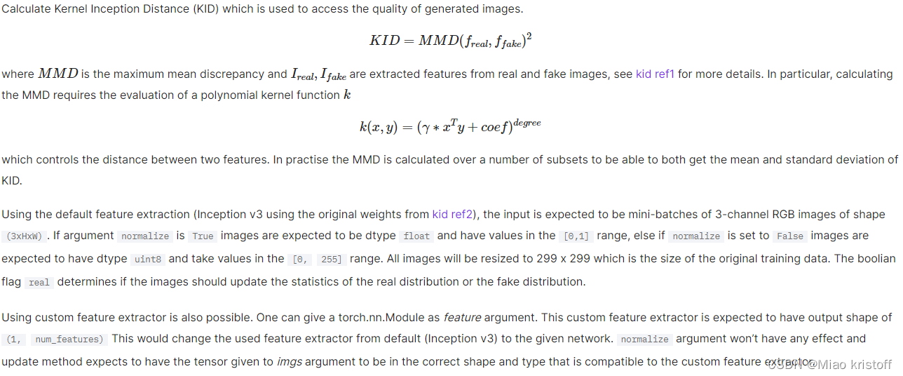生成评价指标——KID、patch-FID与CMMD_kid指标-CSDN博客