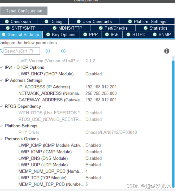 STM32 CUBEMX生成PHY LWIP驱动 适配KSZ8081_stm32 ksz8081-CSDN博客