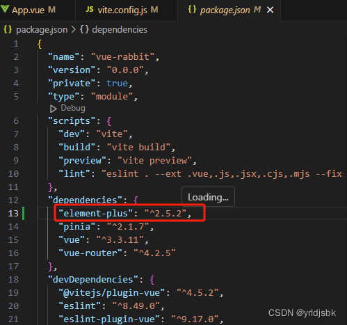 vue3前端开发,如何引入element-plus前端框架及配置参数_vue3 window.customelements.define-CSDN博客