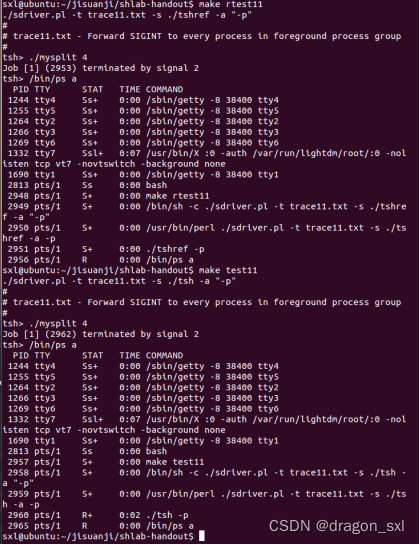 实验四-Shelllab实验（csapp、计算机系统外壳实验）_shell lab-CSDN博客