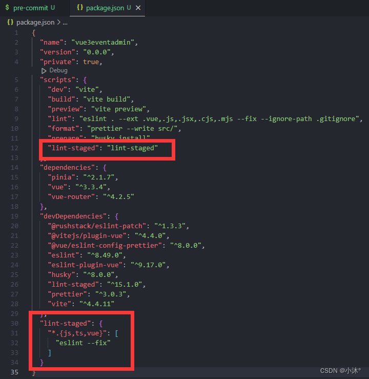 Vue3-基于husky的代码检查工作流_vue3 husky-CSDN博客