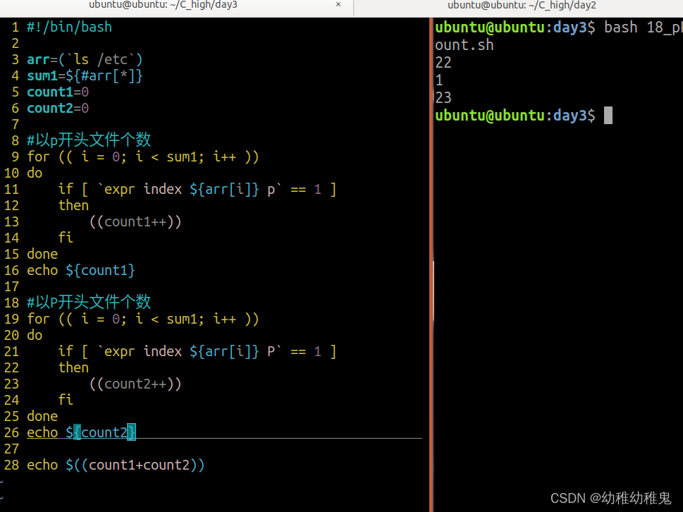 C高级day3--shell脚本_c shell脚本-CSDN博客