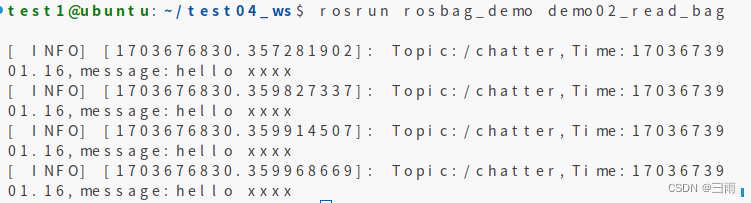 ROSBag:命令行操作与编码实现的数据录制与回放-CSDN博客