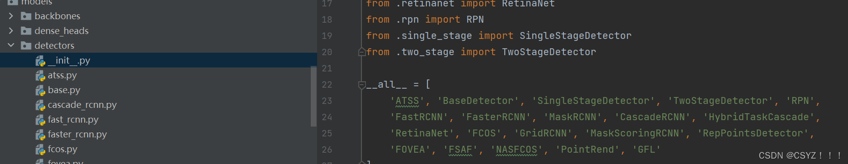KeyError: ‘FasterRCNN is not in the detector registry‘_keyerror: 'fastrcnn is not in the ...