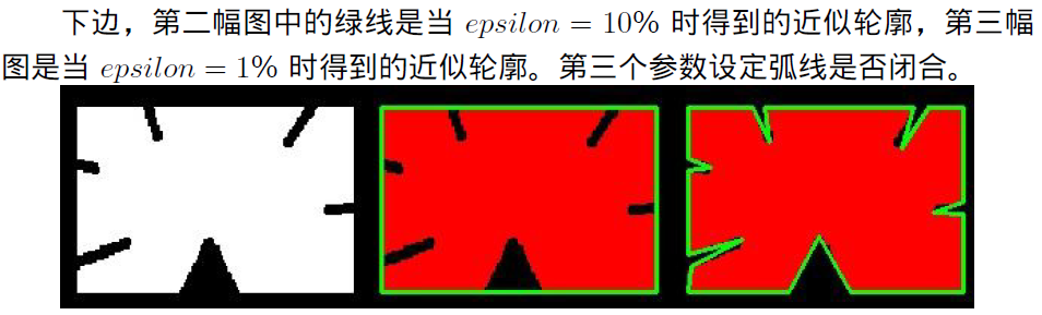cv2.contourArea、cv2.arcLength、cv2.approxPolyDP、cv2.convexHull、cv2.boundingRect、cv2.minAreaRect ...
