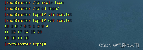 MapReduce案例-TopN(倒序排序)_mapreduce topn-CSDN博客