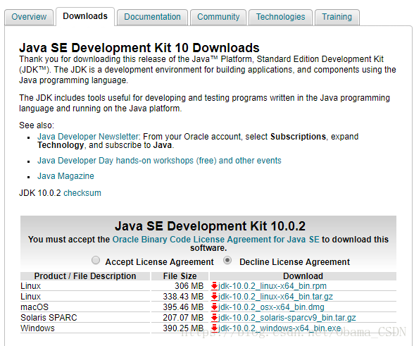 JDK下载安装及配置最新10.0.2_jdk10.0.2下载-CSDN博客