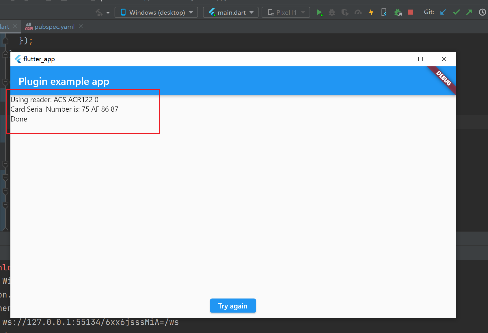 使用flutter开发windows桌面软件读取ACR22U设备的nfc卡片id，5分钟搞定demo_flutter windows读卡器-CSDN博客