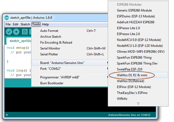 ESP8266 D1-UNO-R3开发板的初步测试-CSDN博客