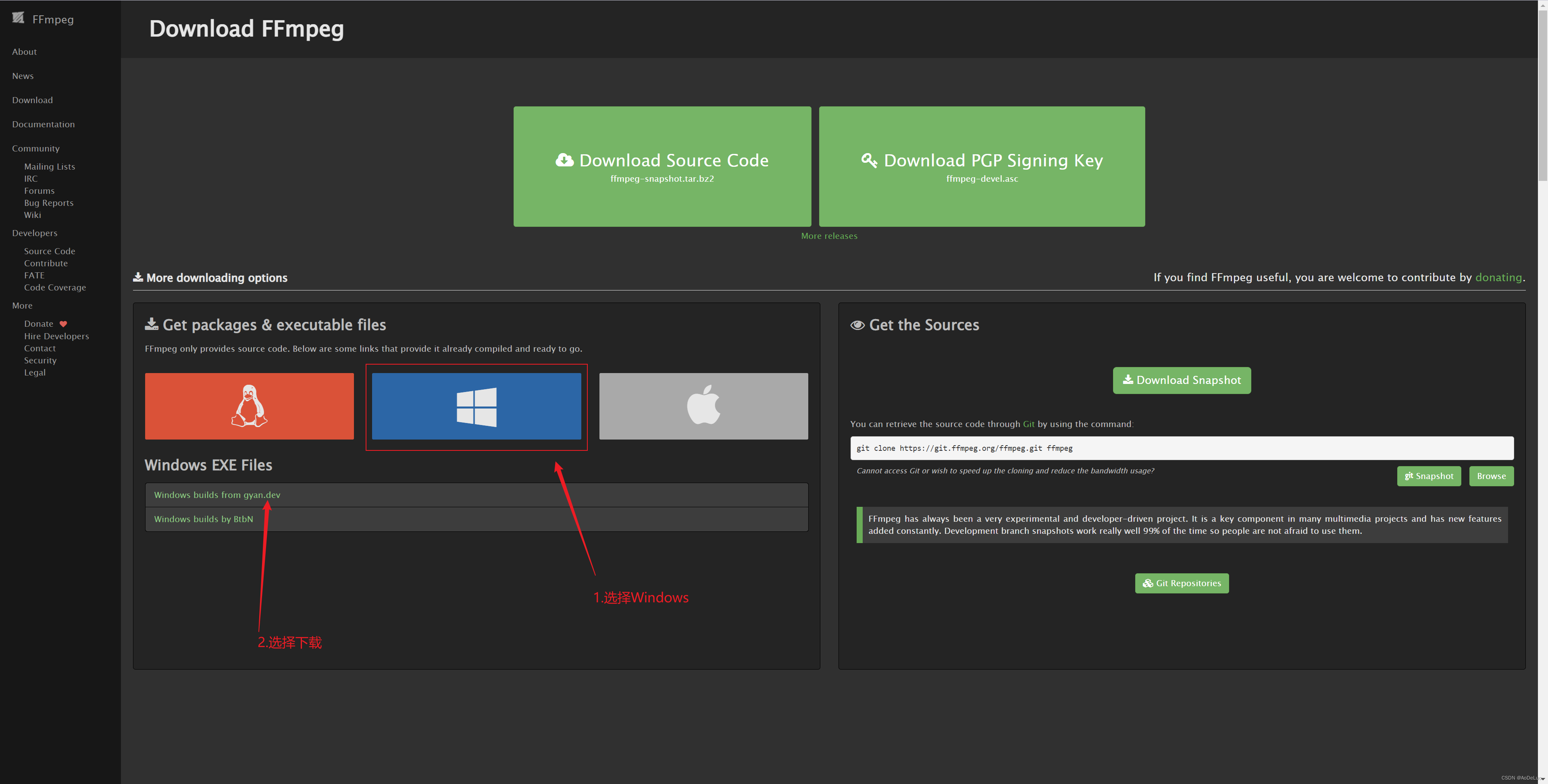 Window10下FFMPEG的安装与使用_windows ffmpeg-CSDN博客