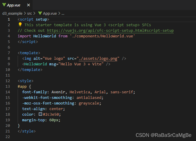 利用vue3+d3实现一个小的数据可视化网页_vue3 d3-CSDN博客