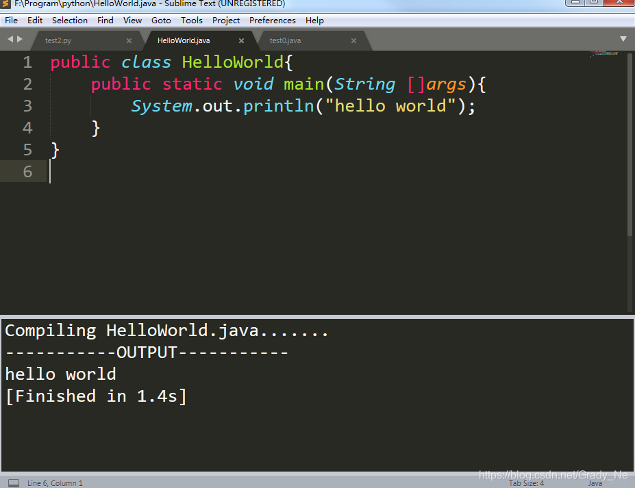 Sublime Text3下java环境的配置_sublime text 3 spring boot-CSDN博客