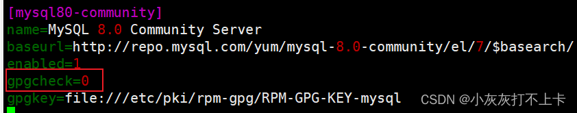 The GPG keys listed for the “MySQL 8.0 Community Server“ repository are already installed but ...