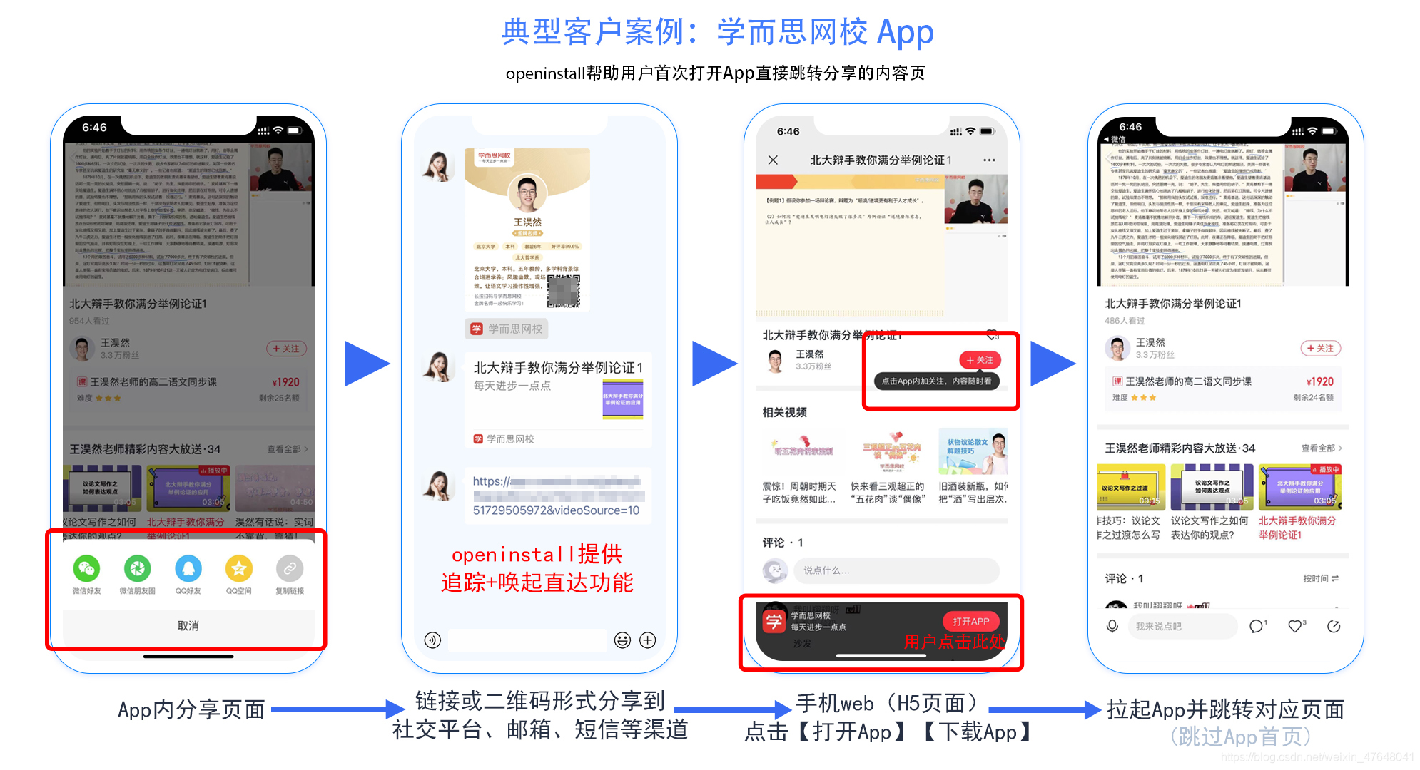 一键进入教室、一键查找答案，教育App自动跳转、匹配实现方法_openinstall跳转app-CSDN博客