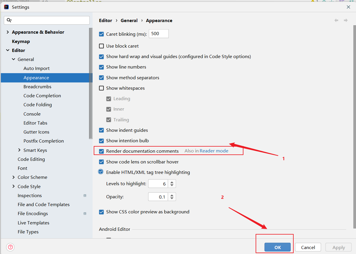 打开idea注释doc的rendered view模式_toggle rendered view-CSDN博客