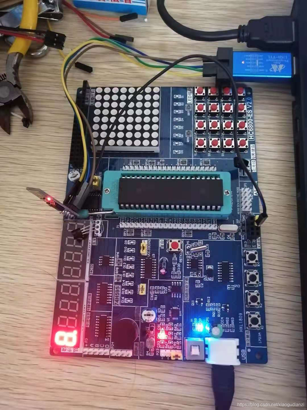 基于51单片机+ESP-01WIFI模块LED灯的控制_esp01 led-CSDN博客