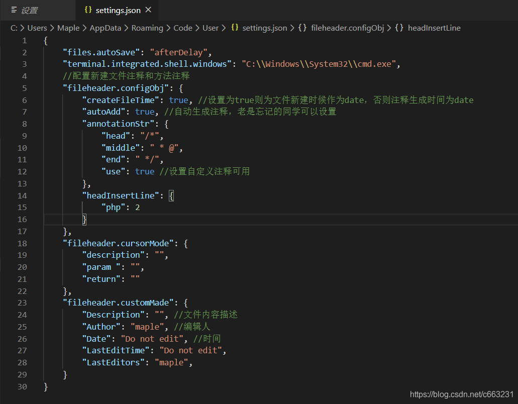 VS Code笔记-----自动生成文件头部注释和函数注释（KoroFileHeader）_korofileheader配置头部注释和函数注释-CSDN博客