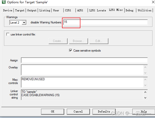 keilC251忽略 L15警告_keil warning l15-CSDN博客