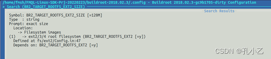 根文件系统编译报错：Maybe you need to increase the filesystem size (BR2_TARGET_ROOTFS_EXT2_SIZE)-CSDN博客