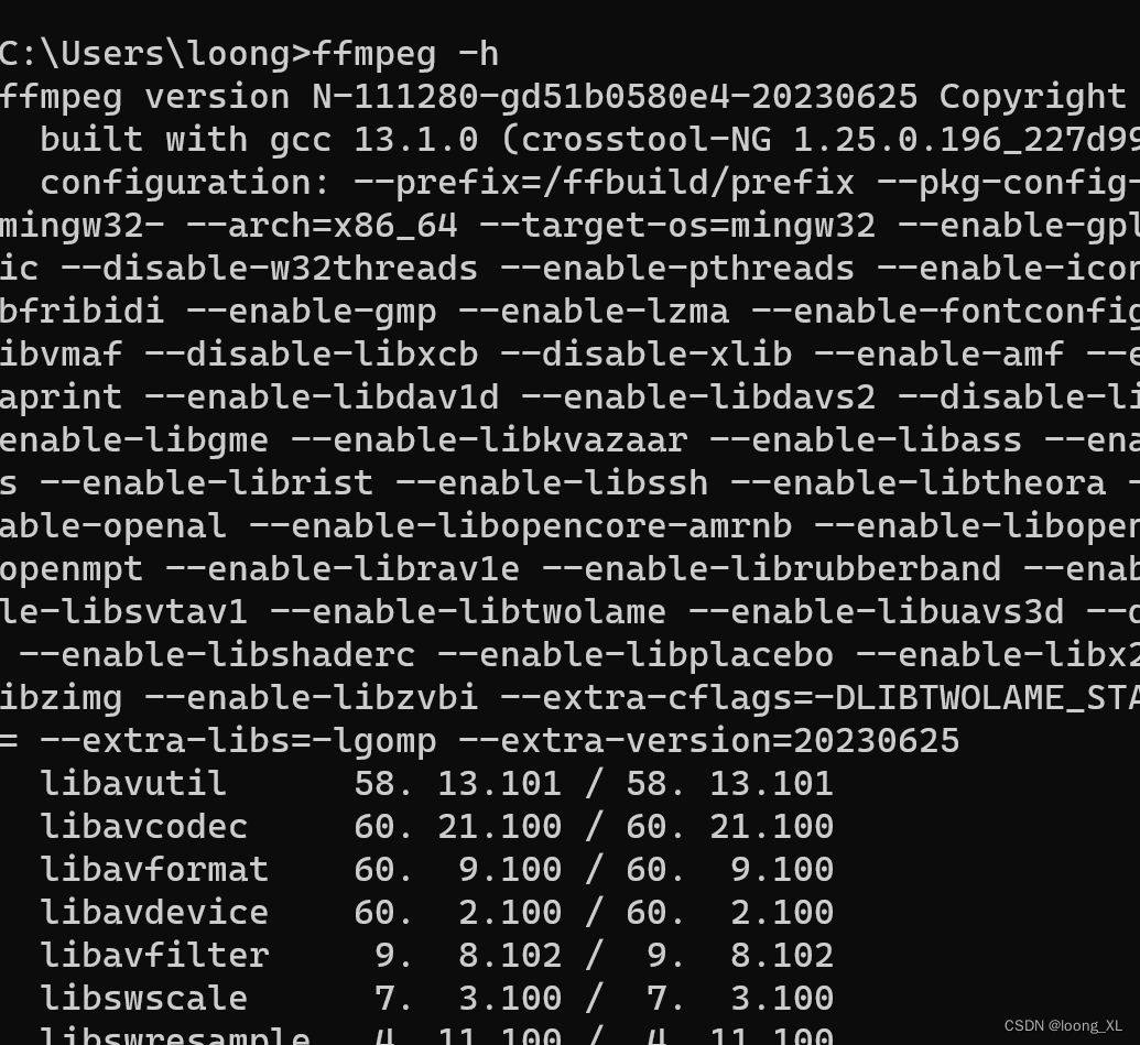 conda环境里用不了电脑系统环境里的应用ffmpeg；ffmpeg调用本地windows麦克风读取_conda update ffmpeg-CSDN博客