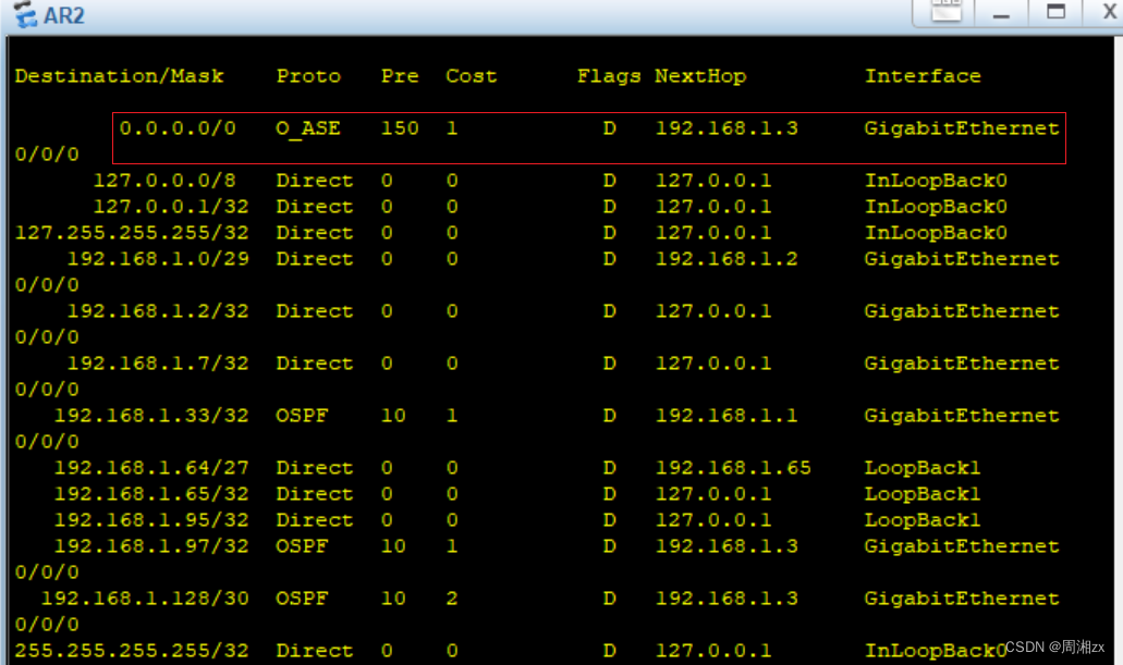 HCIA实验四（OSPF协议）_hcia-datacom实验4ospf-CSDN博客