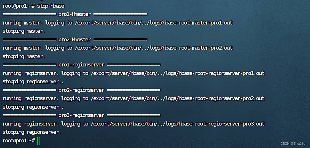 关闭Hbase集群出现stoping hbase...............-CSDN博客