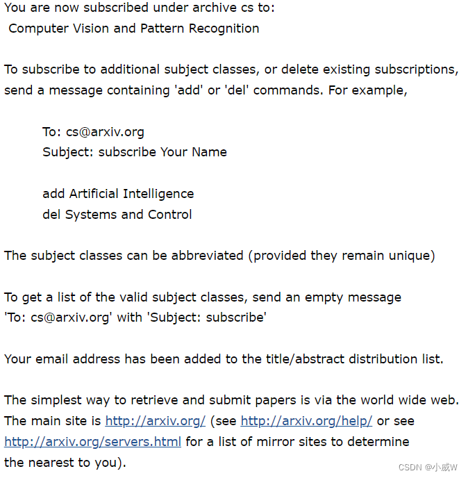 使用邮箱订阅arxiv_arxiv订阅-CSDN博客