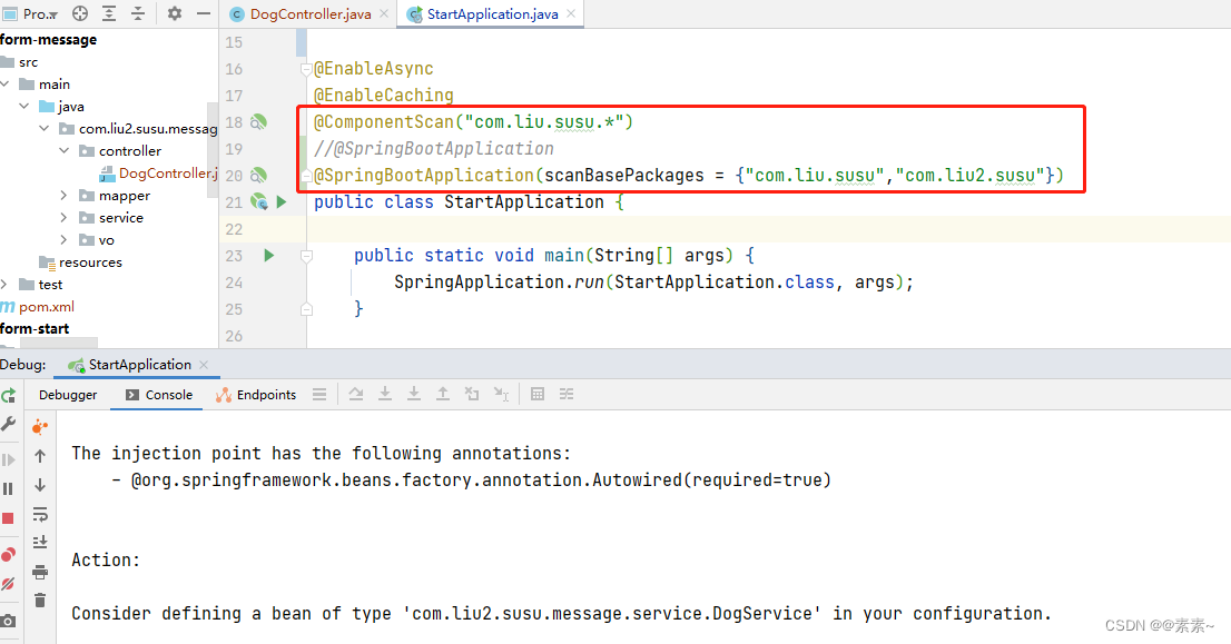 springboot多模块扫包中的@SpringBootApplication、@ComponentScan和@MapperScan问题_springboot 扫描其他模块mapper-CSDN博客