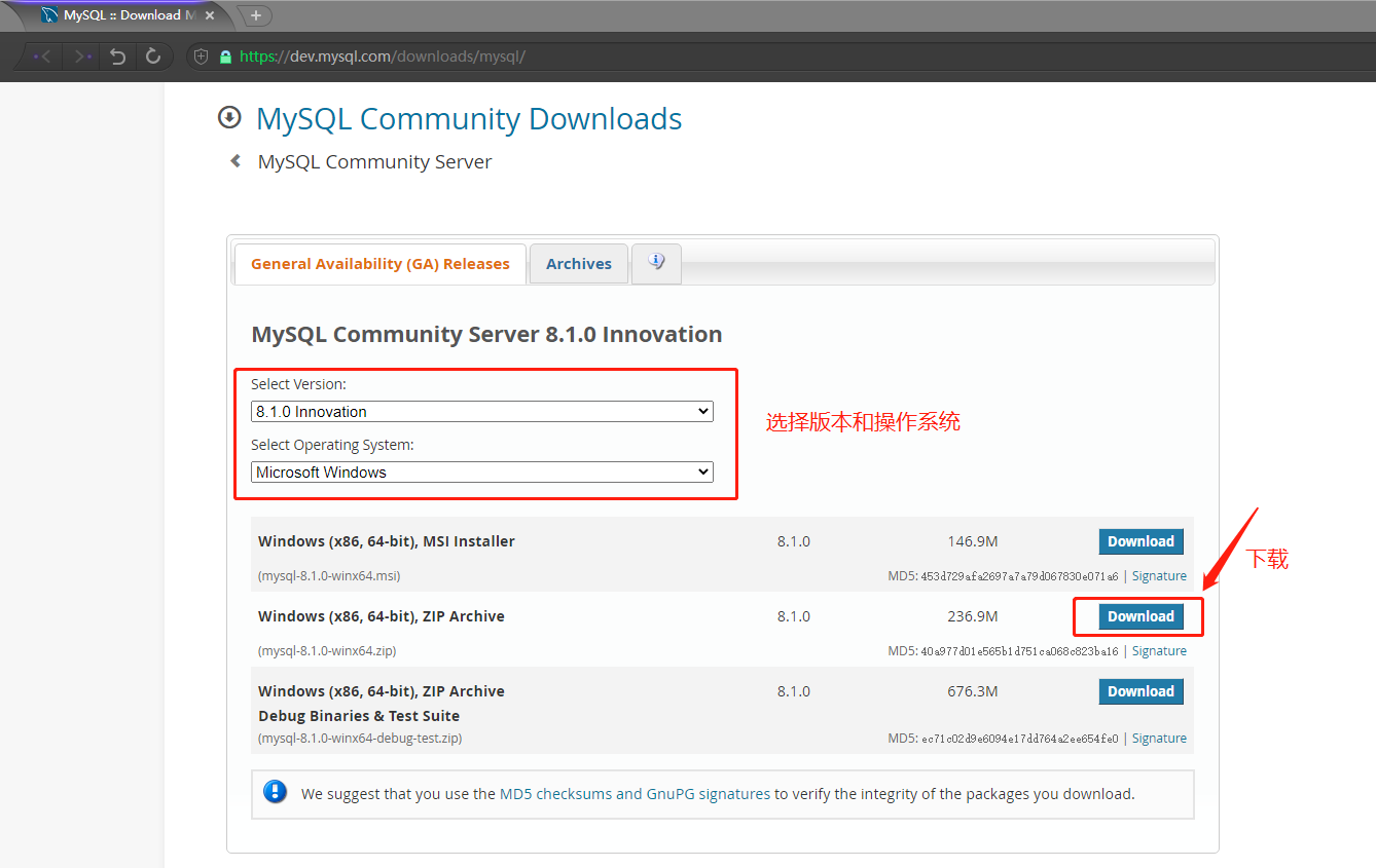 Windows 安装 MySQL 8.1 (图文教程)_mysql8.1安装教程-CSDN博客