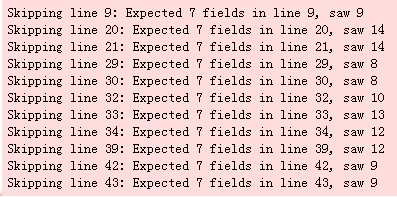 报错Expected 7 fields in line 9, saw 9_error tokenizing data. c error: expected 7 fields -CSDN博客