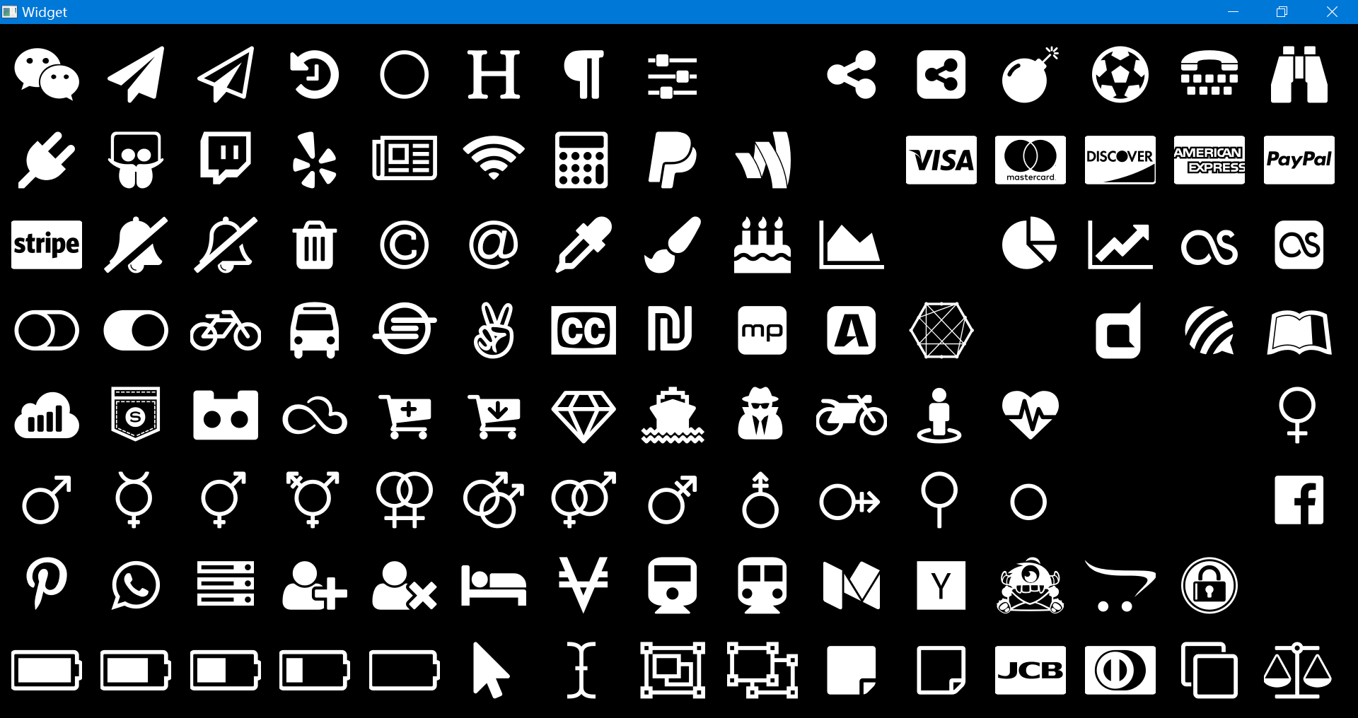 Qt内置的图标与图标字体库加载应用实例(内置图标与加载外置的图标字体库)_QT(C++)应用软件开发-CSDN专栏