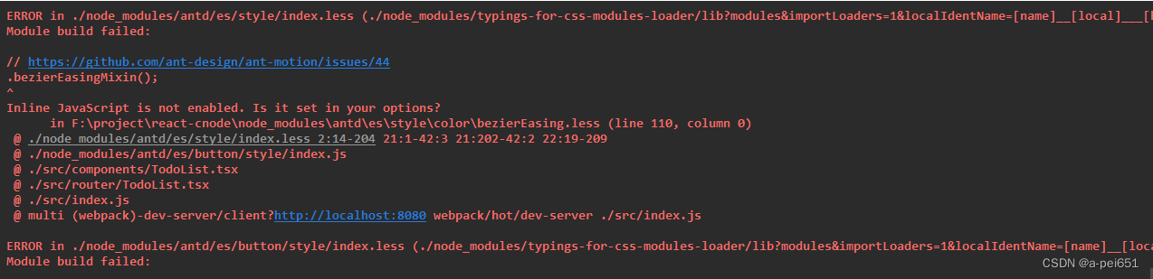 options has an unknown property ‘javascriptEnabled‘_options has an unknown property ...