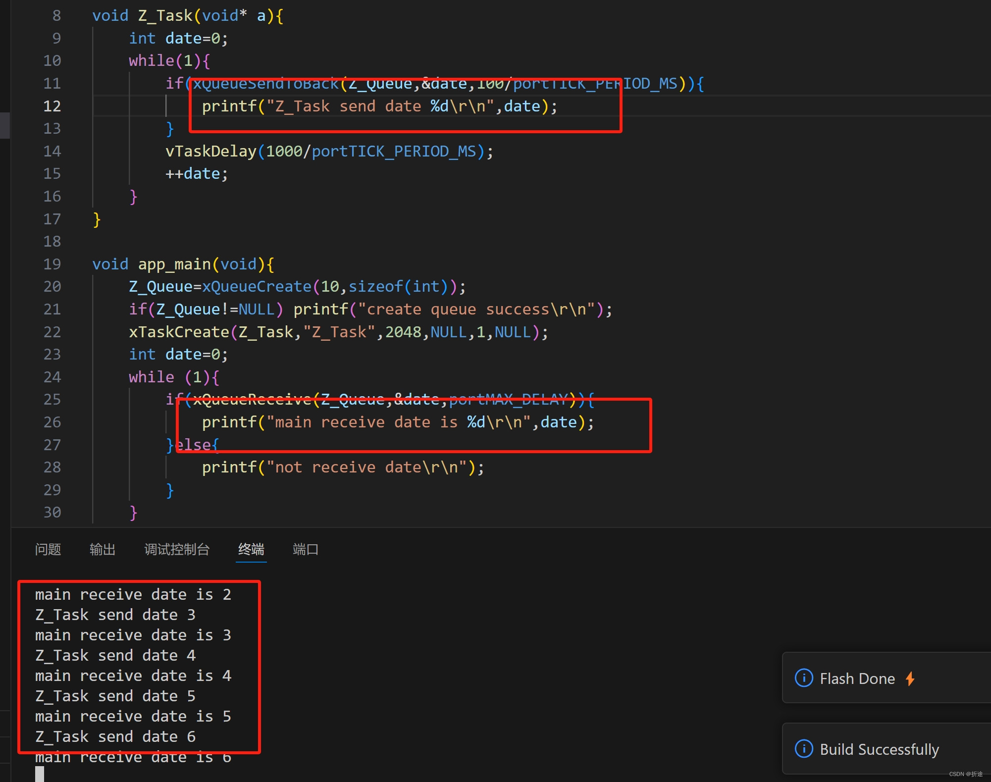 【快速上手ESP32（基于ESP-IDF&VSCode）】特别篇——一文速通FreeRTOS_esp32 freertos-CSDN博客