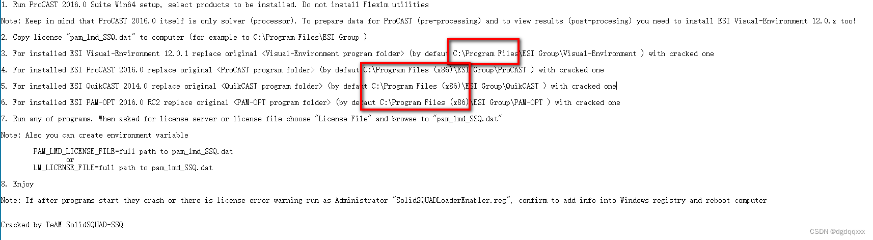 ProCAST 2016 warning-8 = invalid inconsistent license key_procast许可证错误-CSDN博客