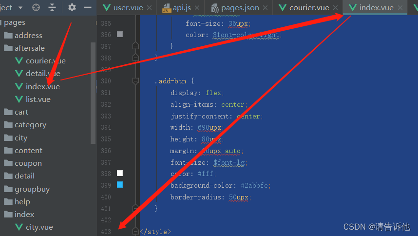 解决SassError: Invalid CSS after “}“: expected selector, was “,“_请注意运行模式下,因日志输出、sourcemap以及未压缩源码等 ...