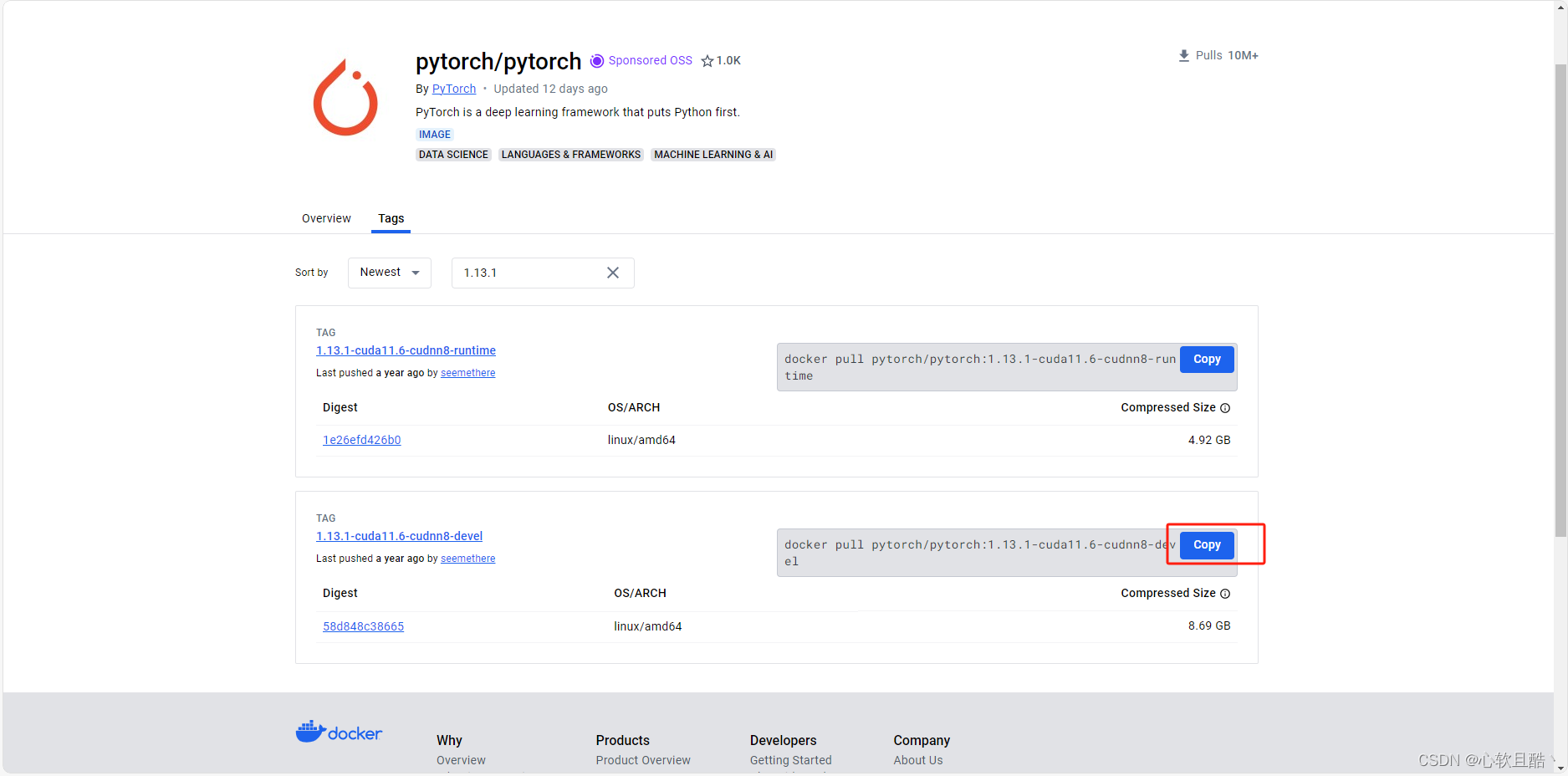 Dockerfile封装制作pytorch（tensorflow）深度学习框架 + jupyterlab服务 + ssh服务镜像_docker pytorch-CSDN博客