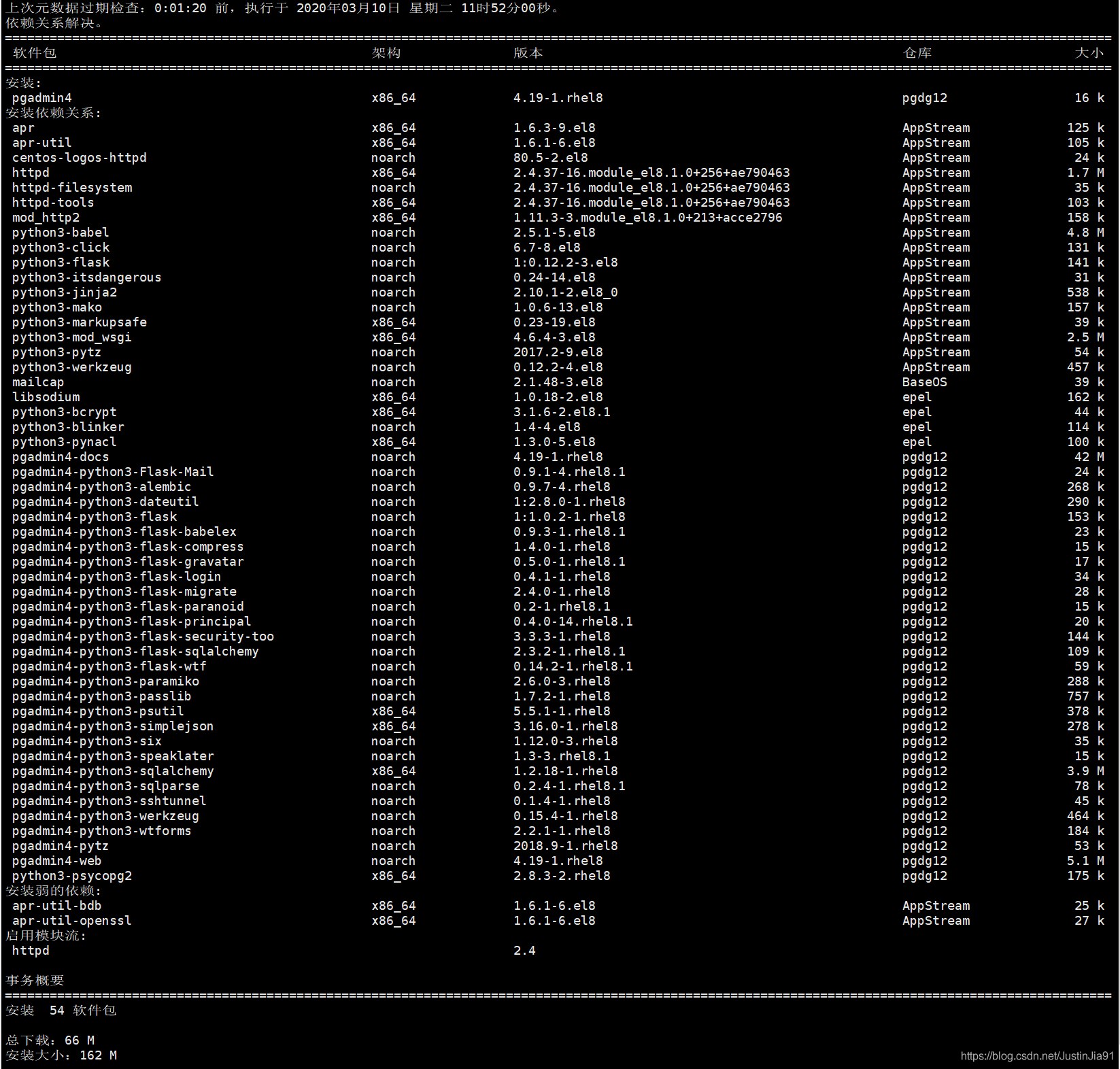 解决CentOS yum安装pgadmin4报nothing provides python3-*** 的问题-CSDN博客