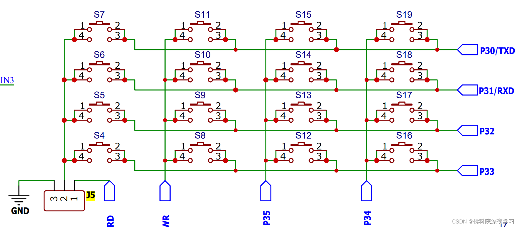 蓝桥杯模块学习5——独立按键(深夜学习——单片机)蓝桥杯单片机独立按键 Csdn博客