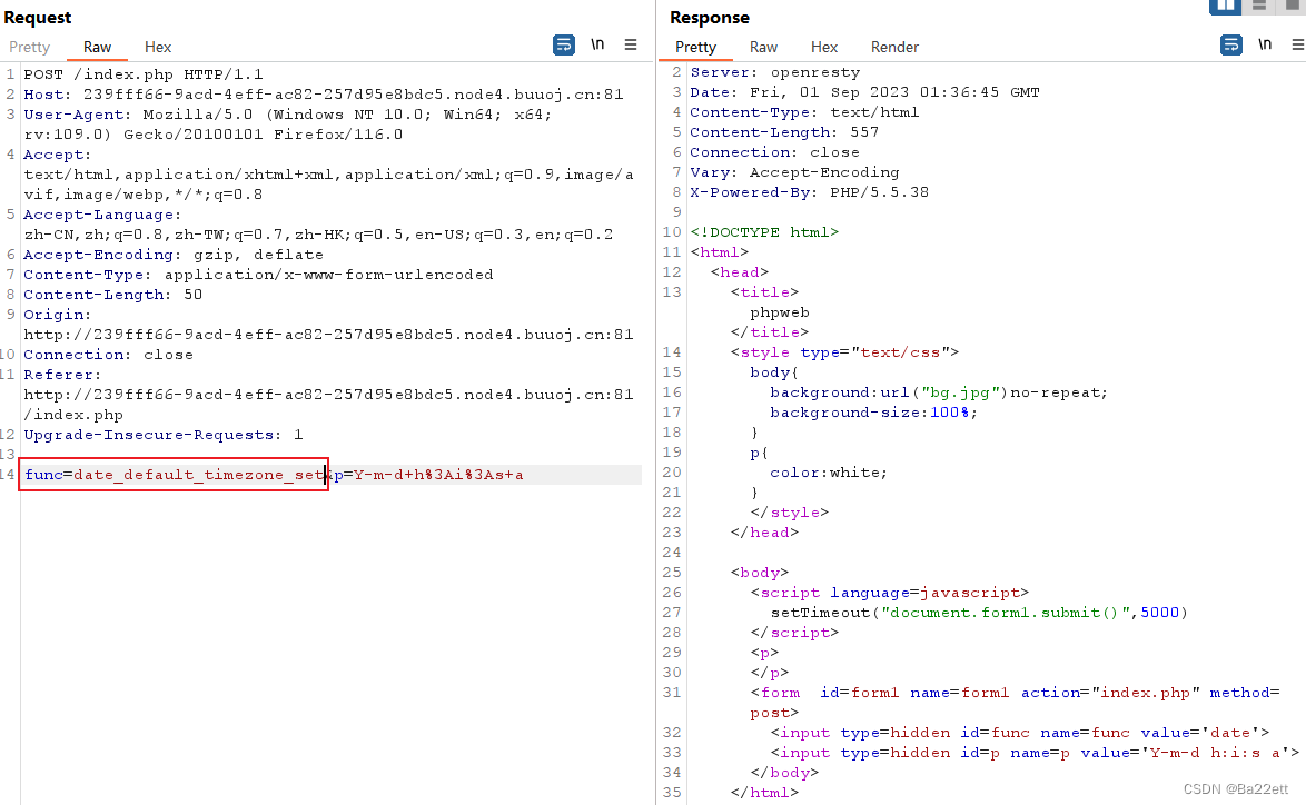 [网鼎杯 2020 朱雀组]phpweb&[BJDCTF2020]The mystery of ip_朱雀杯phpweb-CSDN博客