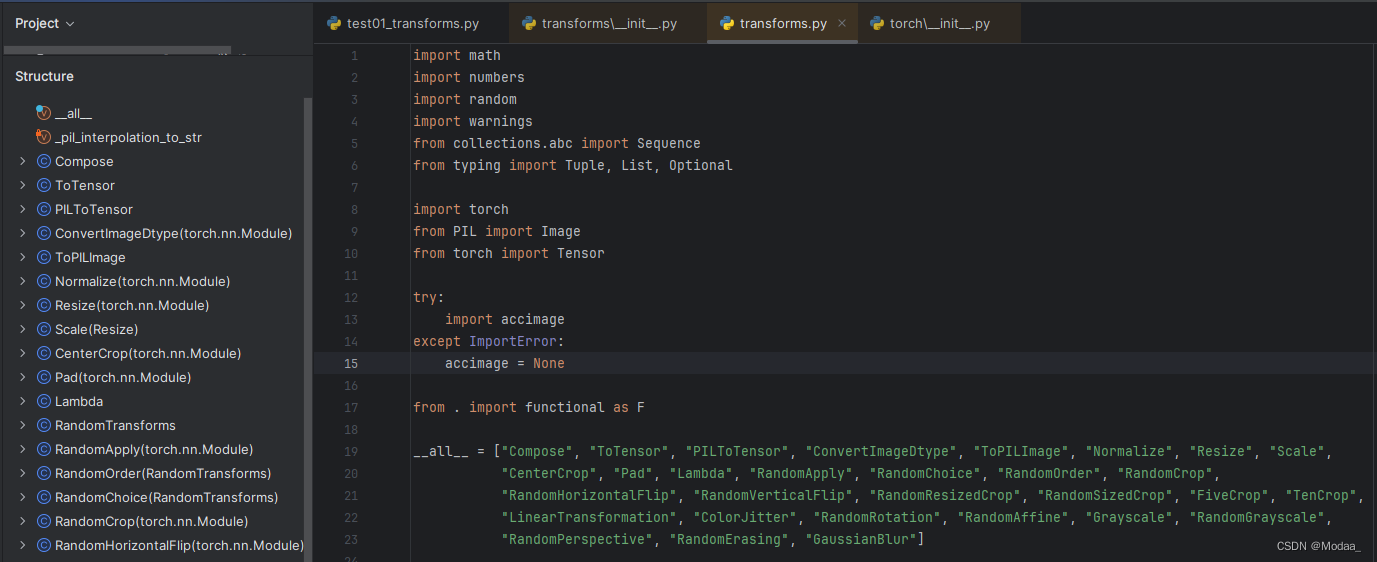 Pytorch中常见的transforms用法pytorch Transforms Csdn博客 2650