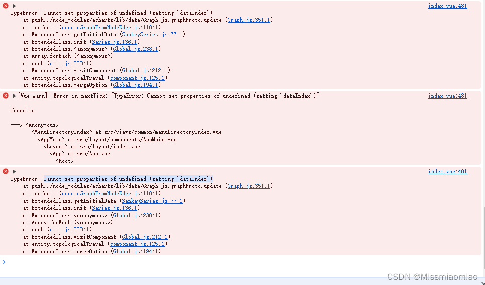 桑基图Cannot set properties of undefined (setting ‘dataIndex‘)_cannot set properties of undefined ...